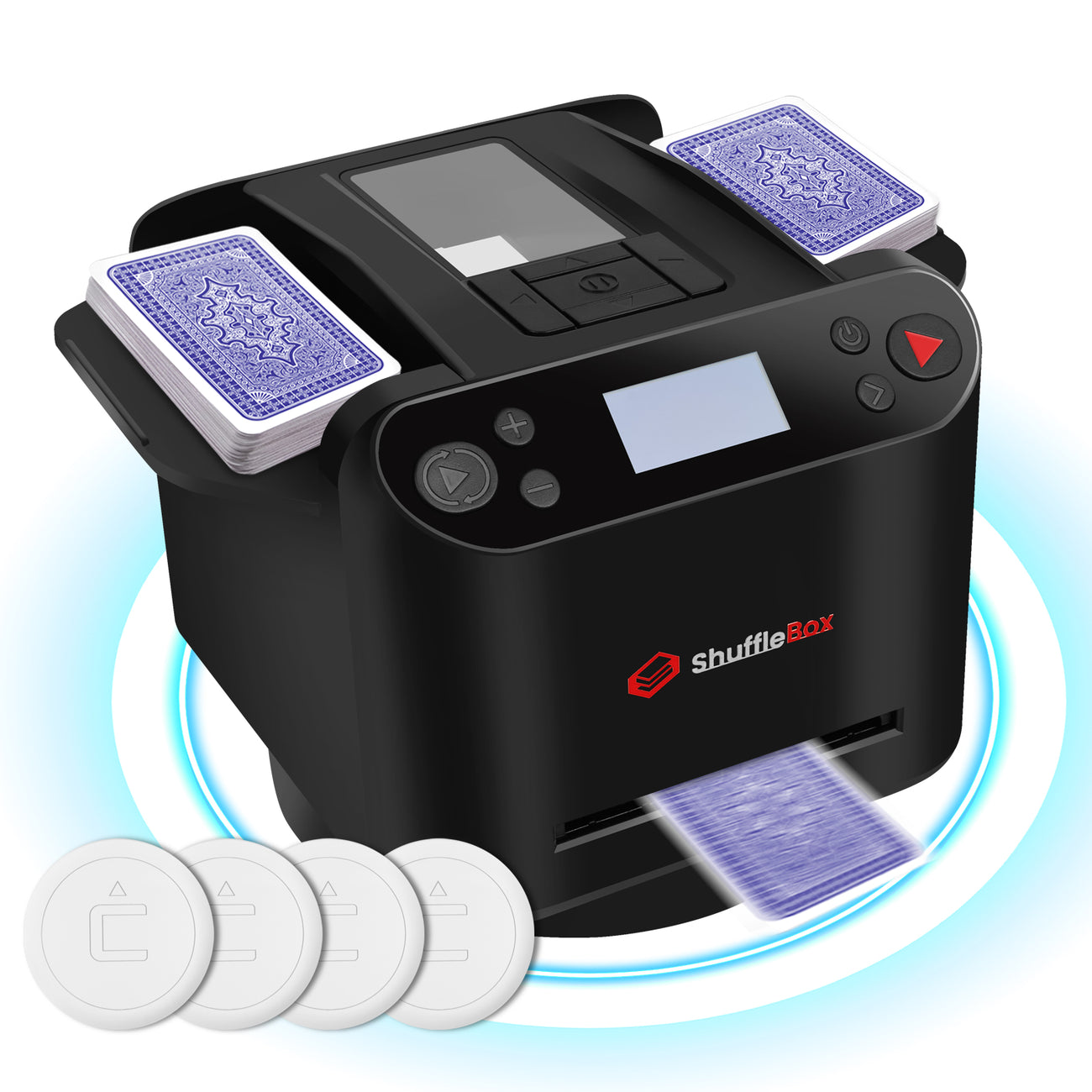 Automatic Card Shuffler And Dealer Machine Shufflebox 