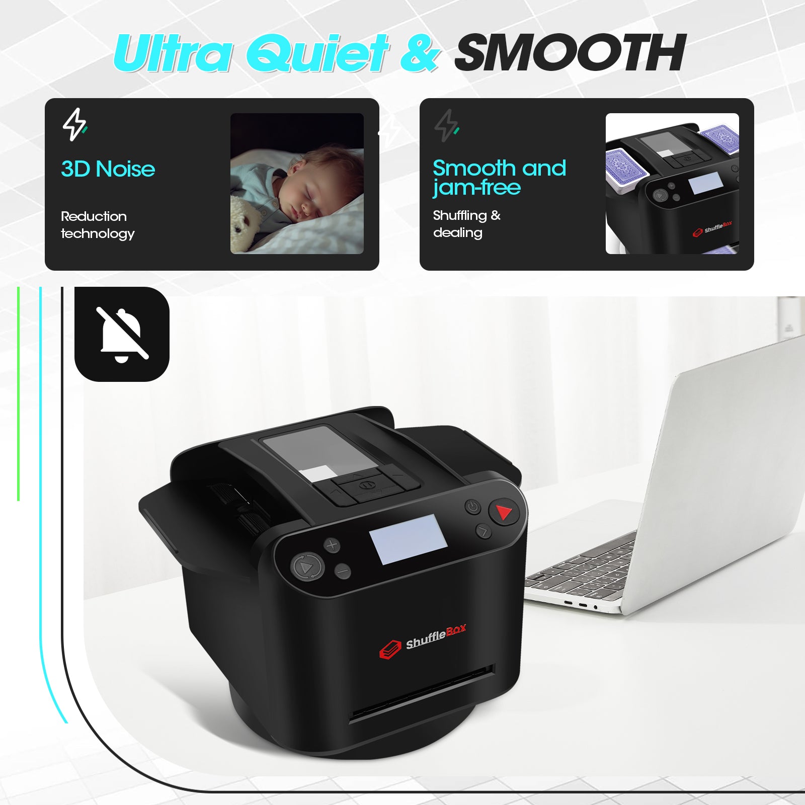 Automatic Card Shuffler & Dealer Machine - ShuffleBox